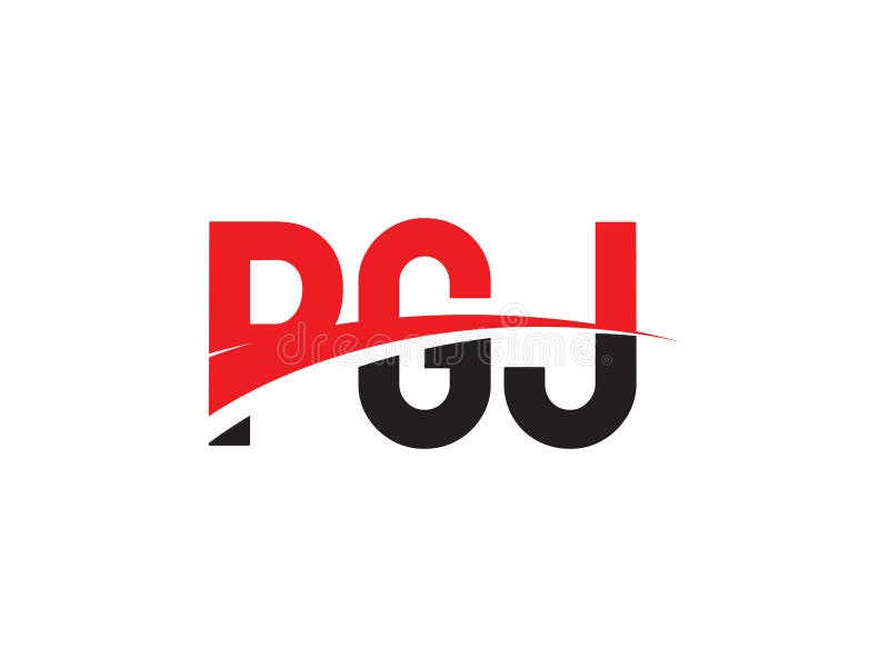 PGJ Letter Initial Logo Design Vector Illustration Stock Vector ...