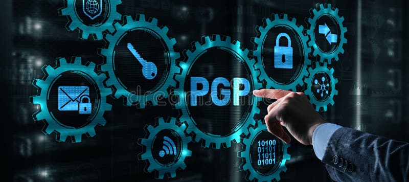 PGP. Pretty Good Privacy stock image. Image of icon - 242856163