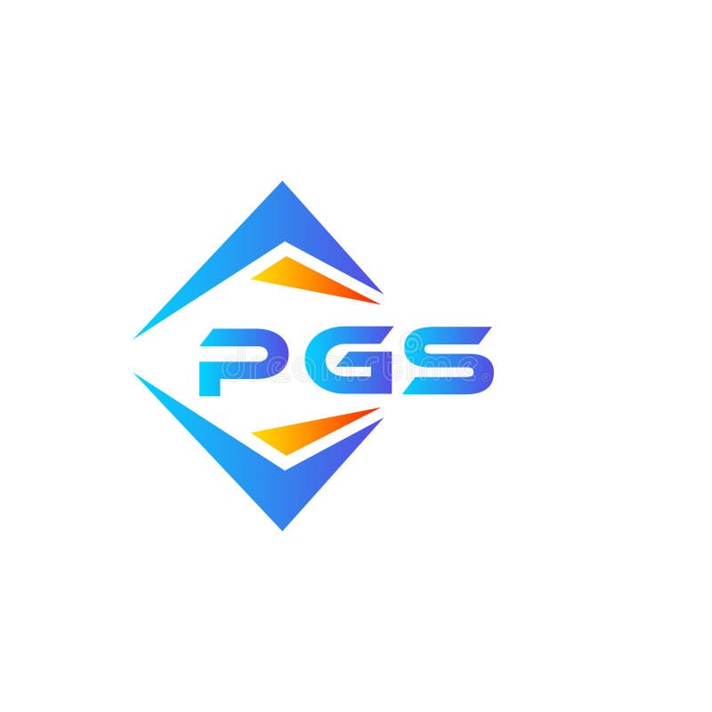 PGS Abstract Technology Logo Design on White Background. PGS Creative Initials Letter Logo ...