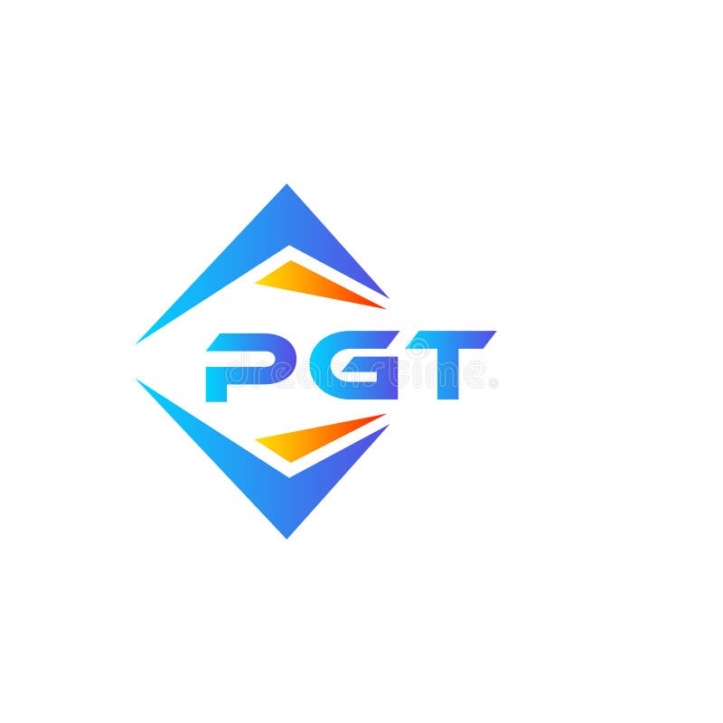PGT Abstract Technology Logo Design on White Background. PGT Creative ...