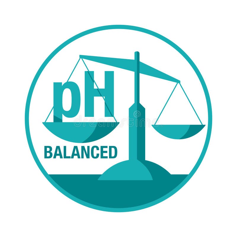 PH Balanced Sticker - Optimal Level of Acids Stock Vector ...