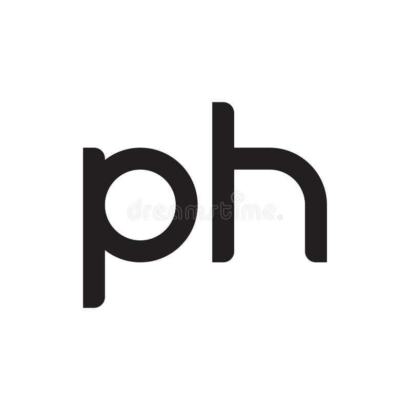 Ph Initial Letter Vector Logo Icon Stock Vector - Illustration of brand ...