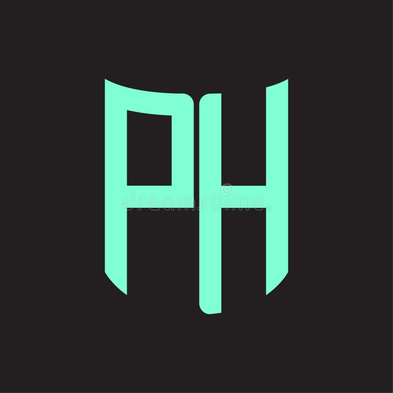 PH Logo Monogram With Modern Style Concept Design Template Stock Vector ...