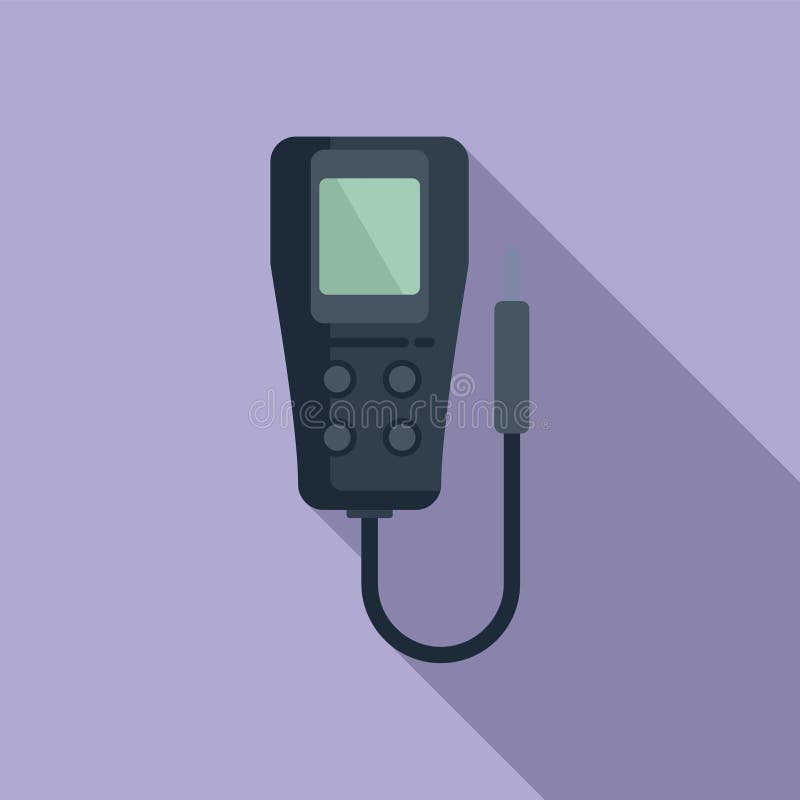 Ph Meter Device Kit Icon Flat Vector. Soil Chemistry Solution Stock Illustration - Illustration ...