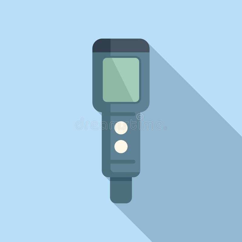 Ph Meter Experiment Icon Flat Vector. Medical Solution Stock Illustration - Illustration of ...