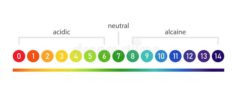 PH Scale Chart. Clipart Image Stock Vector - Illustration of color ...