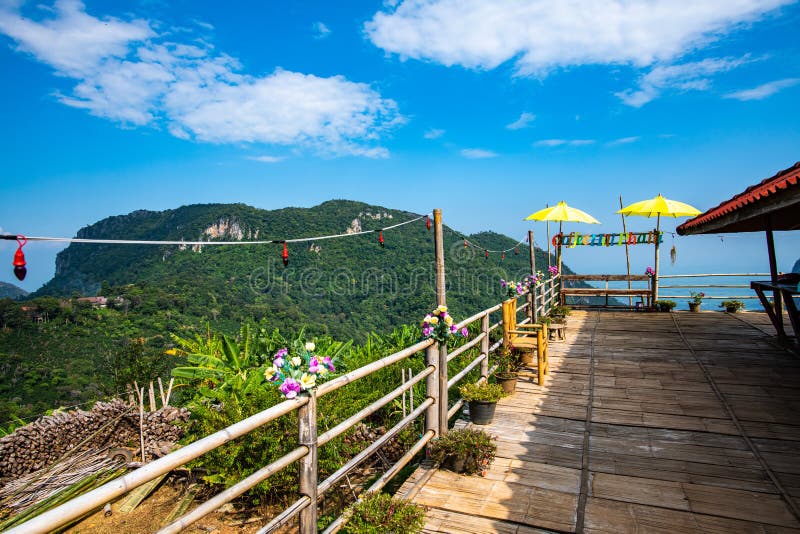 Pha Hi Village on the Mountain Editorial Photo - Image of native, high ...