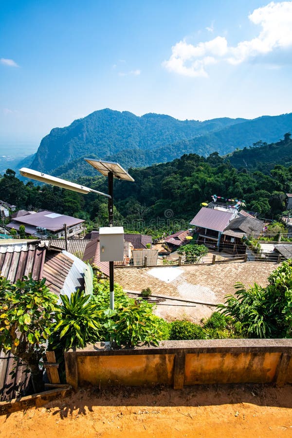 Pha Hi Village on the Mountain Stock Photo - Image of asia, chiang ...