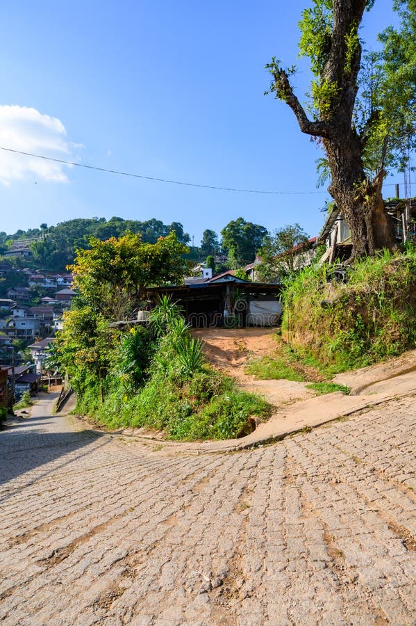 Pha Hi Village on the Mountain Editorial Image - Image of holiday ...