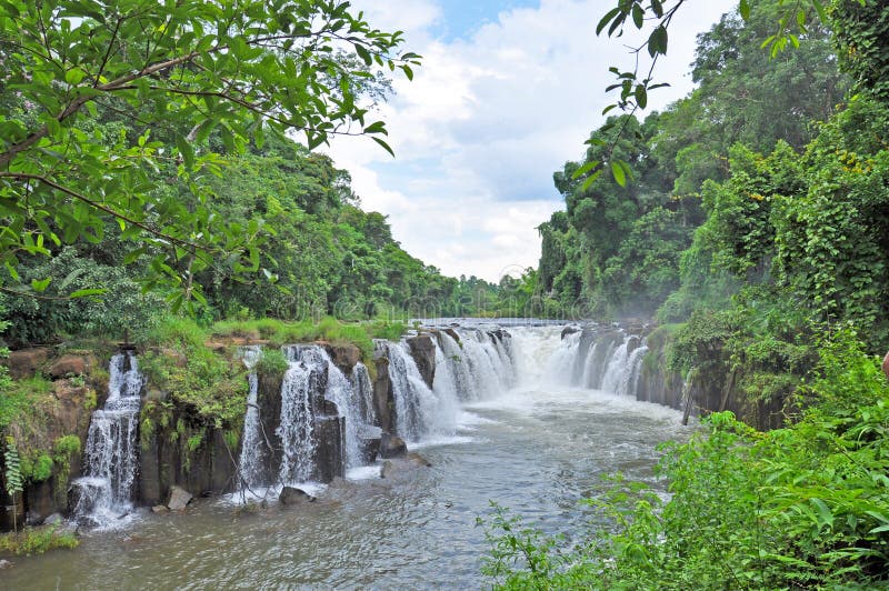 Pha Suam Waterfall stock photo. Image of country, water - 29550012