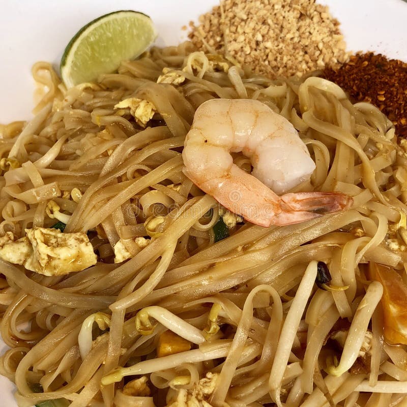 Phad thai stock photo. Image of dish, food, noodle, phad - 110652700