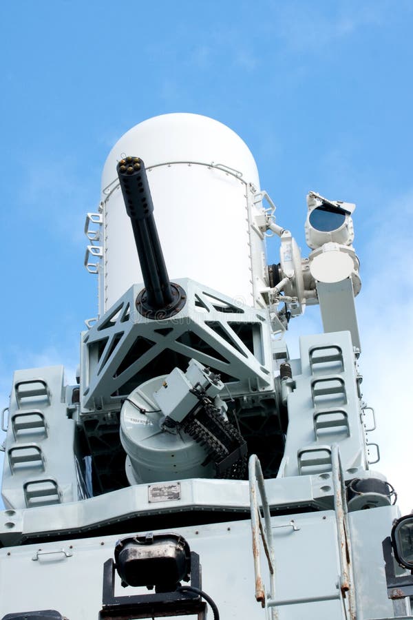 The Phalanx Gun on US Navy Destroyer during Fleet Week 2012 Editorial ...