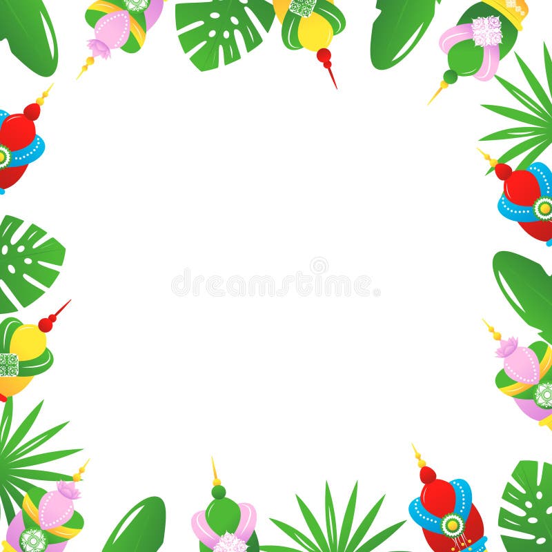 Phan Phum Thong Vector Cartoon Frame Stock Vector - Illustration of ...