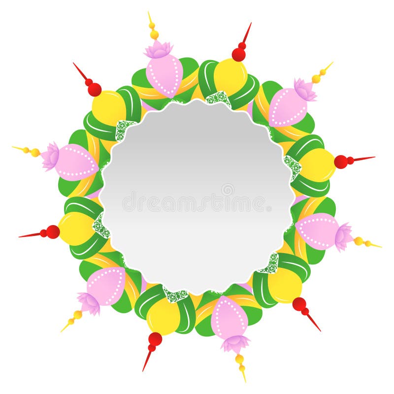 Phan Phum Thong Vector Cartoon Frame Stock Illustration - Illustration ...