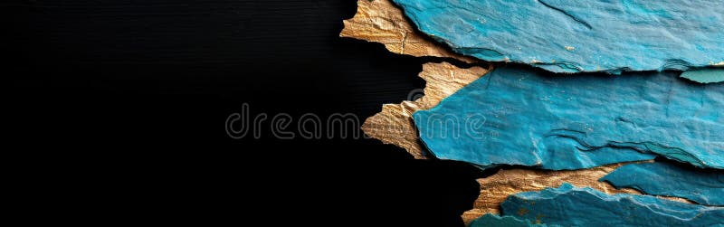 Phantom Blue Abstract Concrete Texture Banner Stock Illustration ...