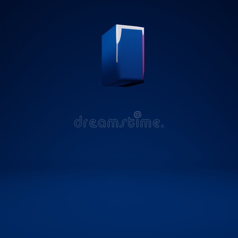 Phantom Blue 3d Quotes Symbol Stock Illustration - Illustration of cold ...