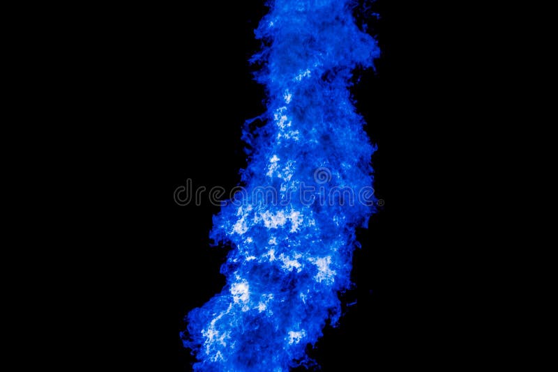 Phantom Blue Fire Flames Blazing Fiery Burning Stock Image - Image of ...