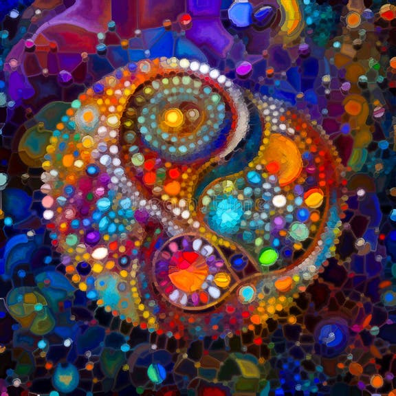 Phantom Color Dynamics stock illustration. Illustration of wallpaper ...