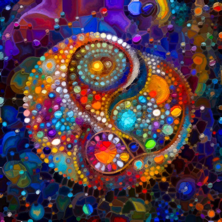 Phantom Color Dynamics stock illustration. Illustration of wallpaper ...