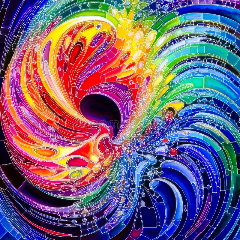 Phantom Color Dynamics stock illustration. Illustration of arrangement ...