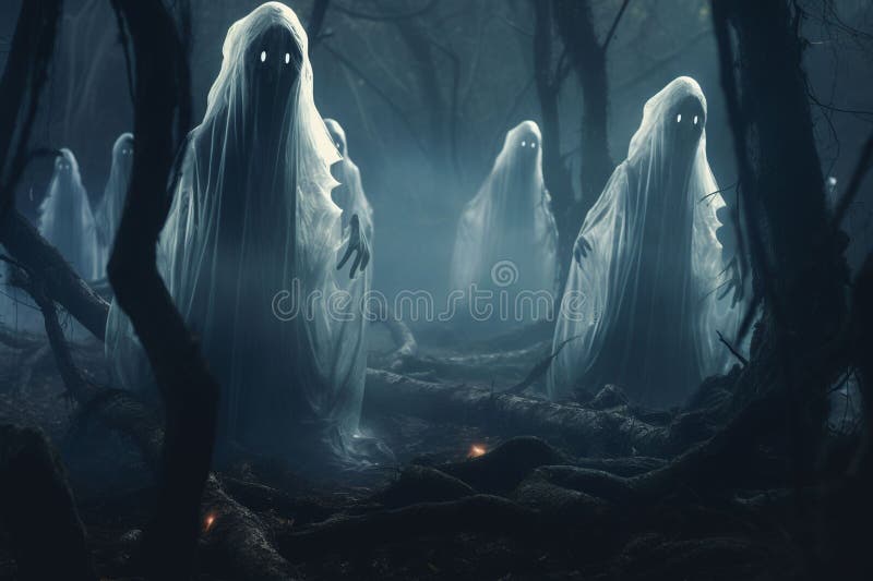 Phantom Forest Creatures Phantom Creatures Stock Illustration ...