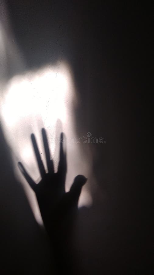 A Phantom Hand Tries To Reach You Stock Image - Image of monochrome ...
