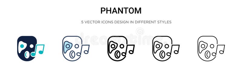 Phantom Icon in Filled, Thin Line, Outline and Stroke Style. Vector ...