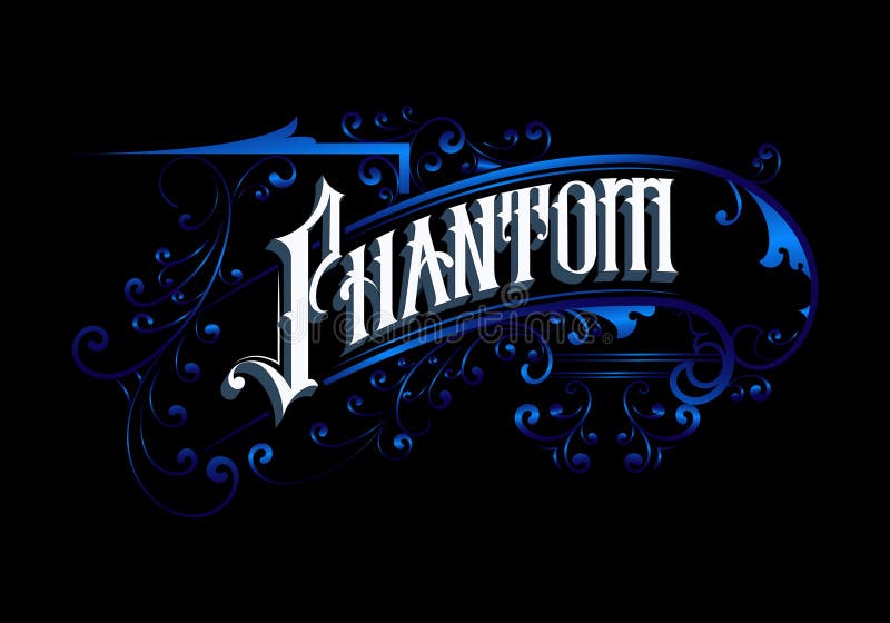 Phantom Lettering Stock Illustrations – 270 Phantom Lettering Stock ...