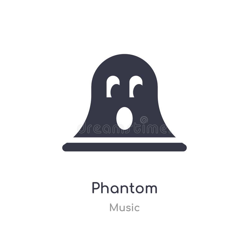 Phantom Icon Vector Isolated On White Background, Phantom Sign Stock ...