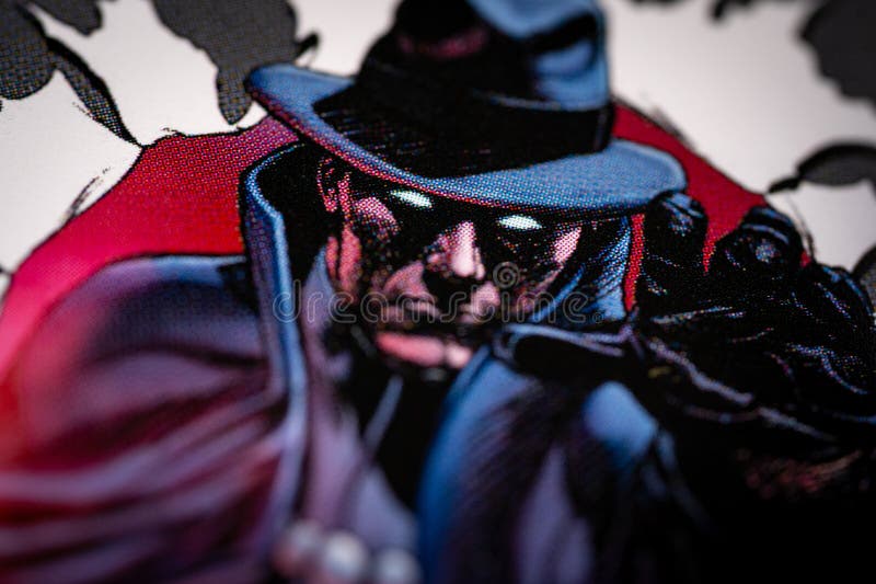 The Phantom Stanger Superhero from a Comic Book. Editorial Image ...