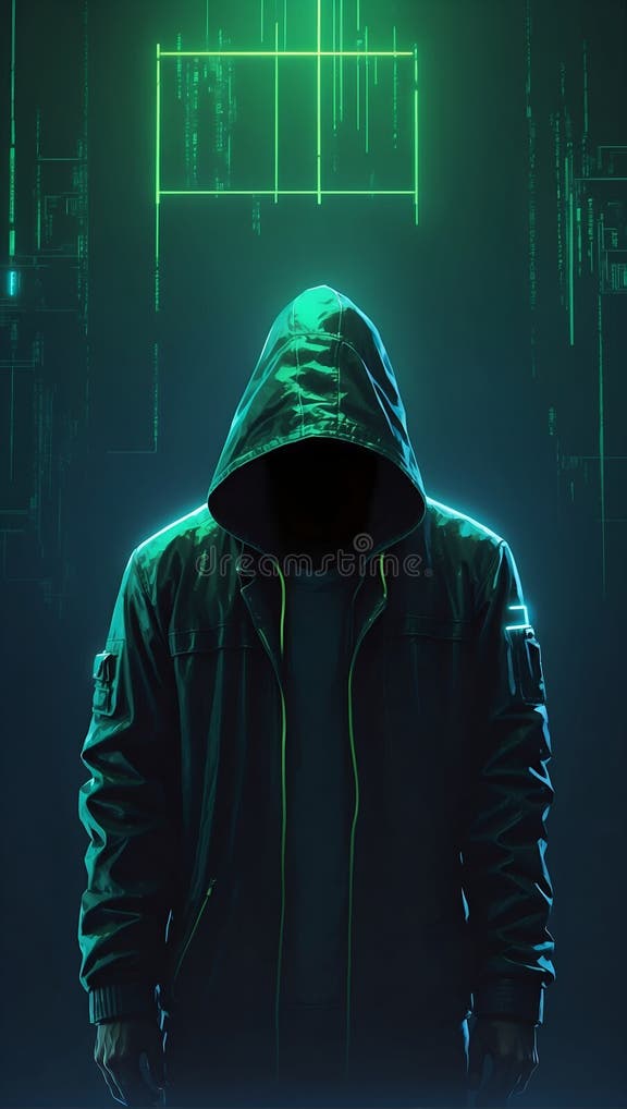 Phantom Symphony: the Unseen Code Artisan S Tale. Generative AI Stock Illustration ...