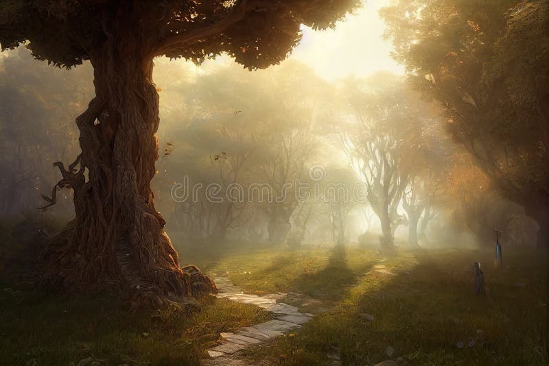 Phantom Tree - Generative AI Stock Illustration - Illustration of ...