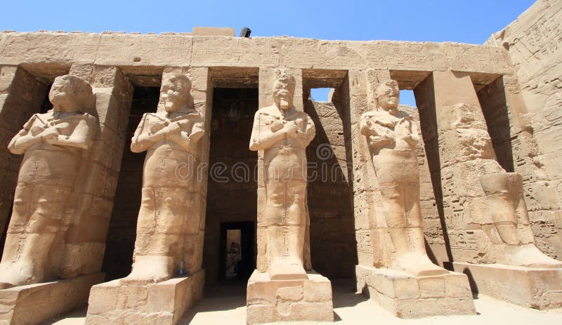 Pharaoh columns stock photo. Image of ramses, heritage - 32844602