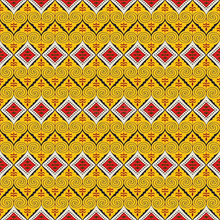 Pharaoh pattern 2 stock vector. Illustration of design - 270102219