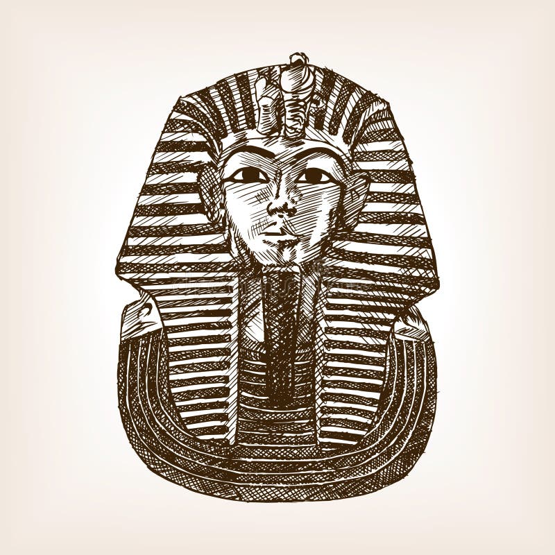 Pharaoh Sarcophagus Icon in Cartoon,black Style Isolated on White ...