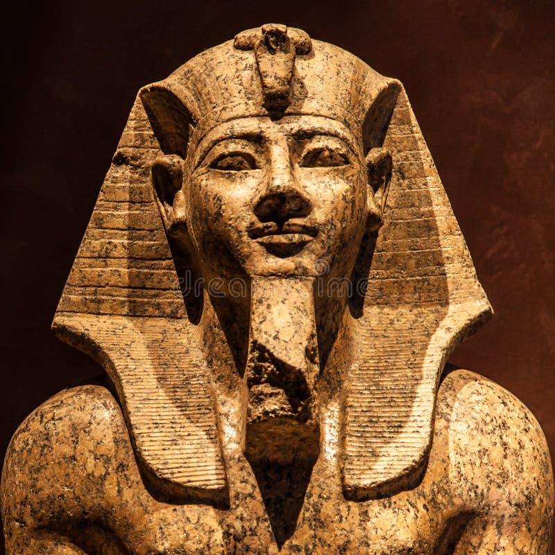 Pharaoh statue stock image. Image of tourism, pharaoh - 42224185