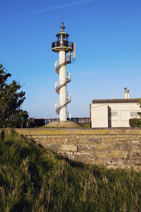Phare. Sur Mer.France De Berck Photo stock - Image du paysage, rouge ...