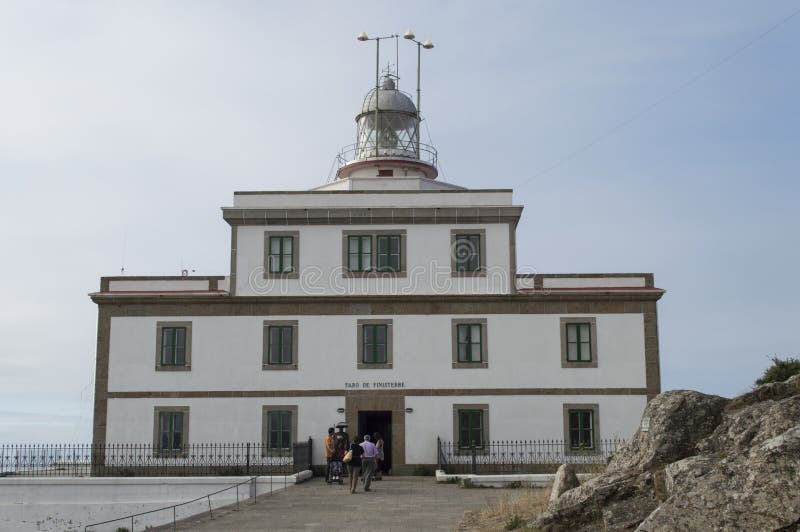 Phare de cap Finisterre photo stock éditorial. Image du espagne - 54811653