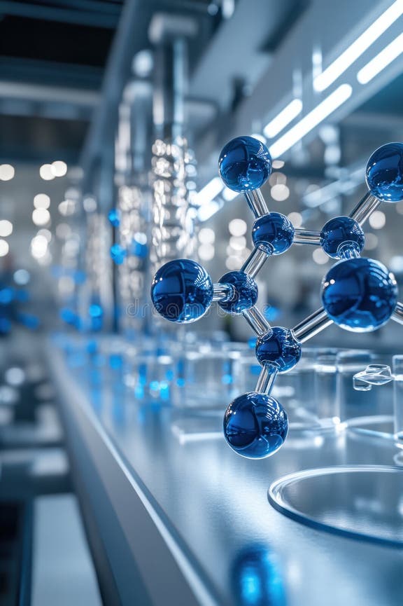 Pharmaceutical Advances, a 3D Representation of a Drug Molecule ...