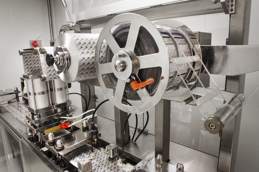 Pharmaceutical Inspection Machine Stock Image - Image of filling ...