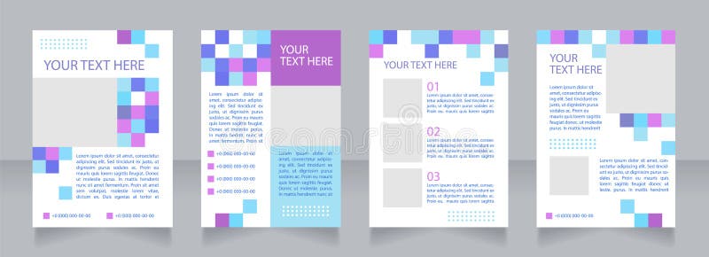 Pharmaceutical Conference Blank Brochure Layout Design. Schedule ...