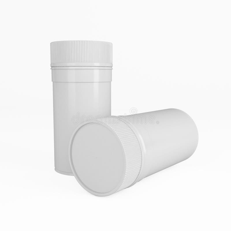 Pharmaceutical Drug or Pill Canister Stock Illustration - Illustration ...