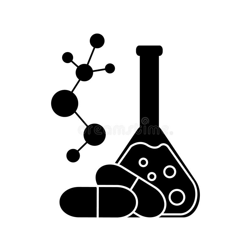 Pharmaceutical Engineering Vector Icon. Drug Formulating Illustration ...