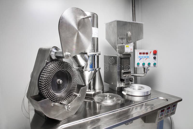 Automatic Inspection Machine - Ampoules Stock Photo - Image of ...