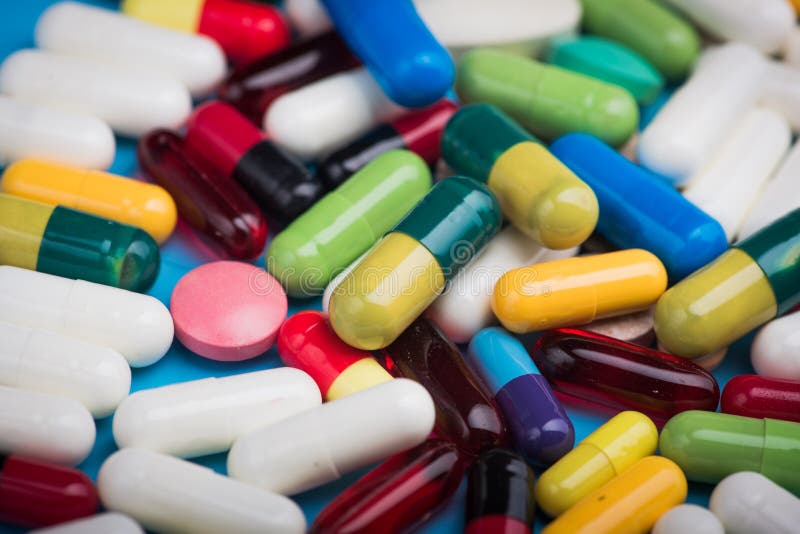 Pharmaceutical Pill and Tablets Stock Image - Image of pain, healthcare ...