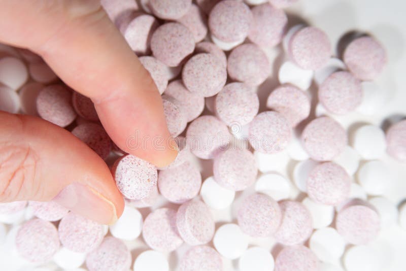 Pharmaceutical Pills on White Background Stock Photo - Image of ...