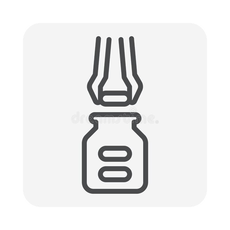 Pharmaceutical Production Icon Stock Vector - Illustration of automated ...