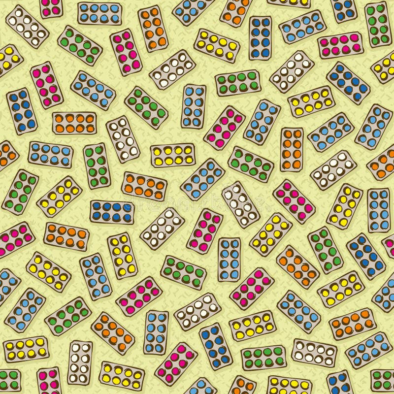 Pharmaceutical Seamless Vector Pattern Stock Vector - Illustration of ...