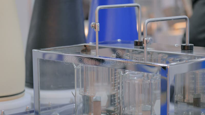 Automatic Tablet Disintegration and Dissolution Apparatus Stock Video ...