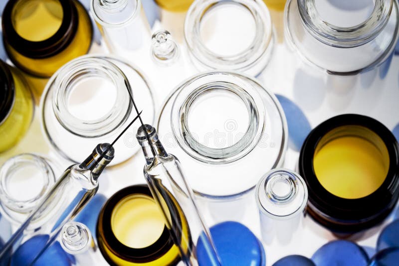 Pharmaceutical vials VI stock image. Image of pharmaceutics - 4493815